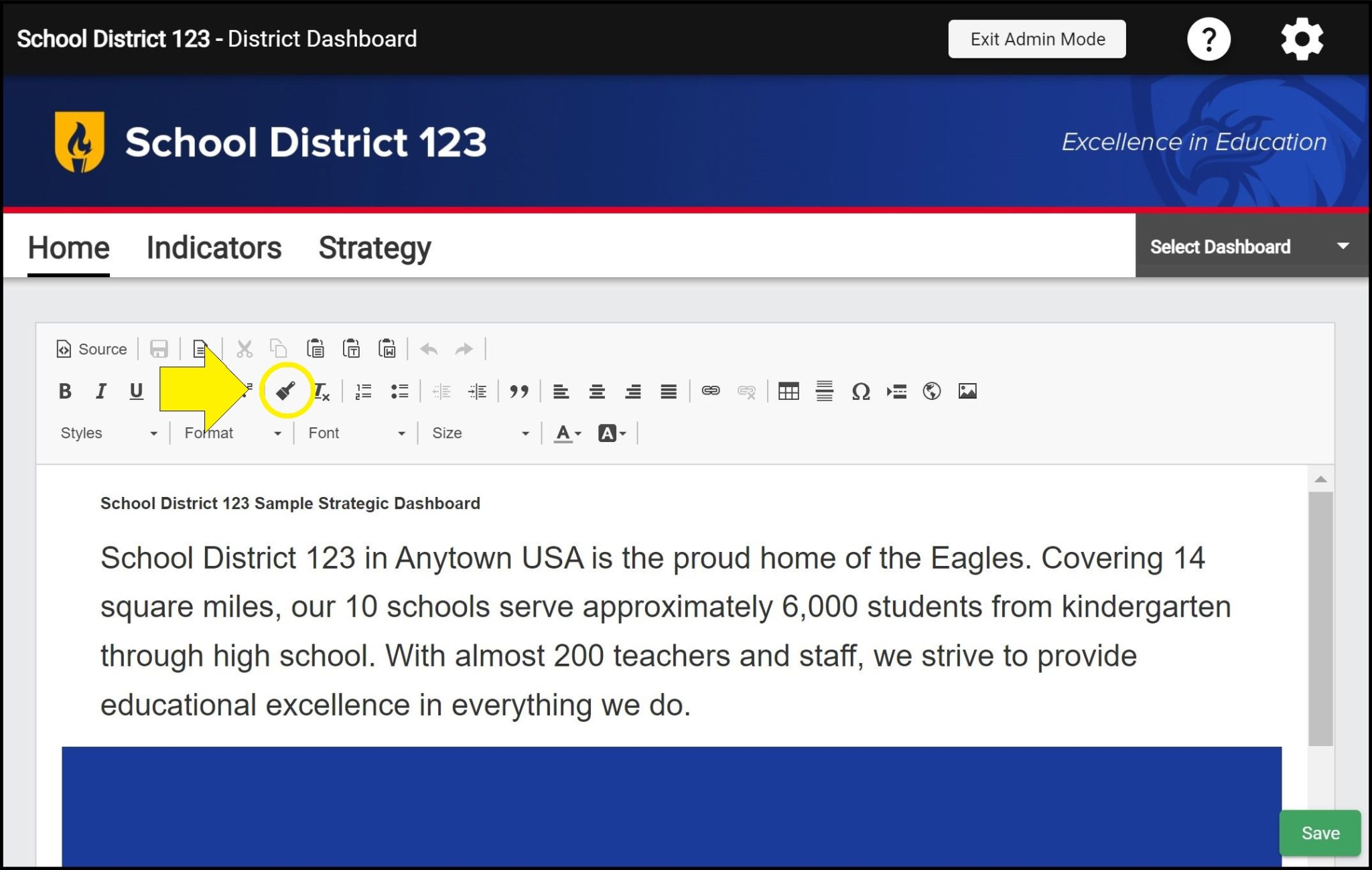 How to format text on the Home page - ECRA Group Inc.