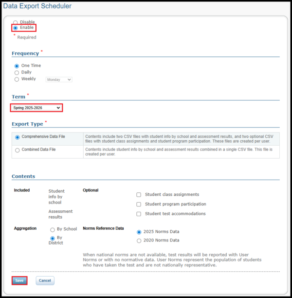 MAP NWEA - Data Export Guide - ECRA Group Inc.