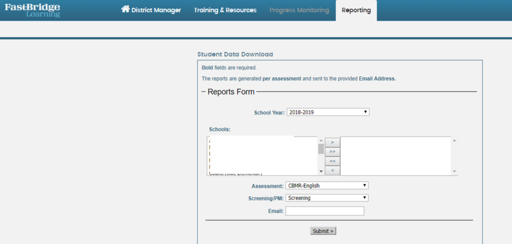 Data Export Guide - FastBridge - ECRA Group Inc.