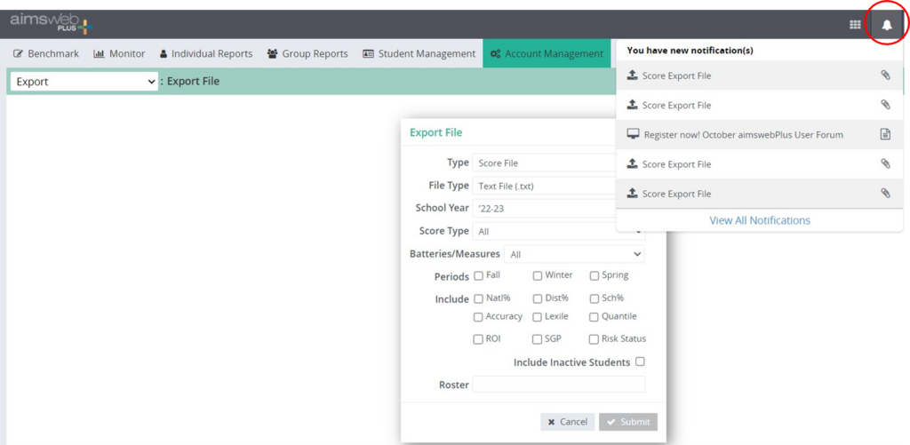 Data Export Guide - aimswebPlus - ECRA Group Inc.