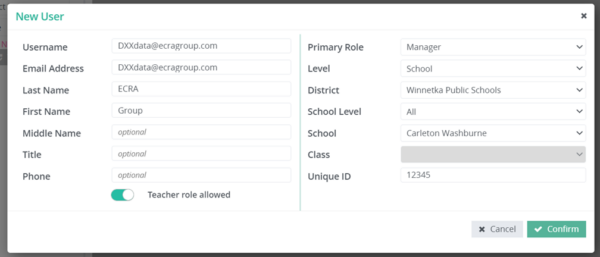 User Creation Guide - aimswebPlus - ECRA Group Inc.