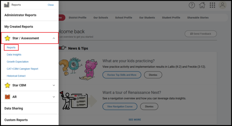 Star Assessments (Renaissance Learning) - Data Export Guide - ECRA ...