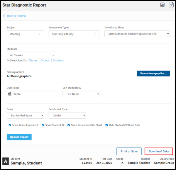 Star Assessments (Renaissance Learning) - Data Export Guide - ECRA ...