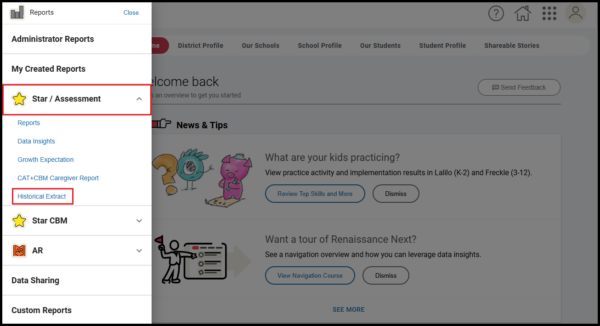 Star Assessments (Renaissance Learning) - Data Export Guide - ECRA ...